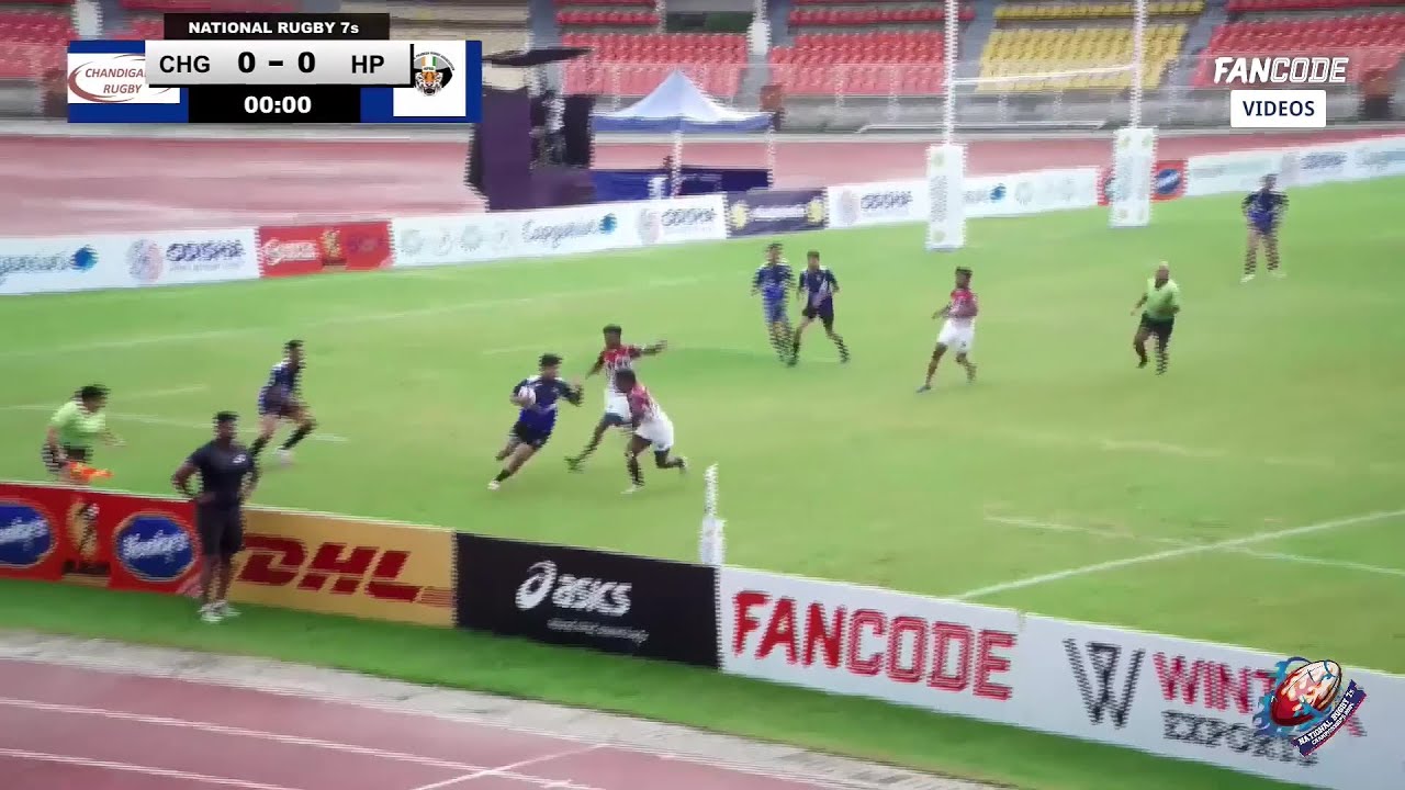 Senior National Rugby 7s Men's | Chandigarh vs Himachal Pradesh ...