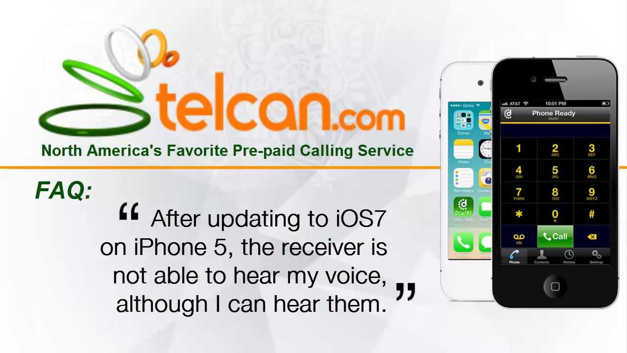 Telcan iOS FAQ Update no sound - YouTube