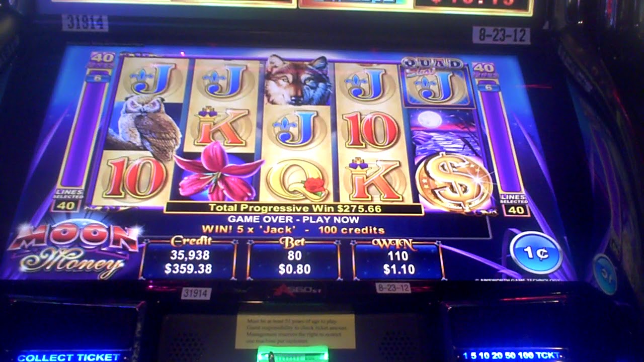 Moon Money Slot Machine BIG Progressive Win - YouTube