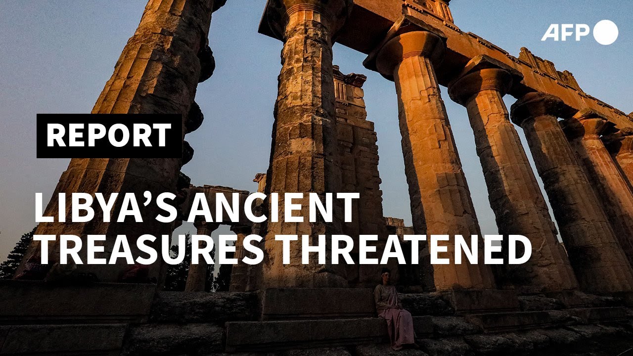 Bulldozers and looting threaten Libya's ancient treasures | AFP - YouTube