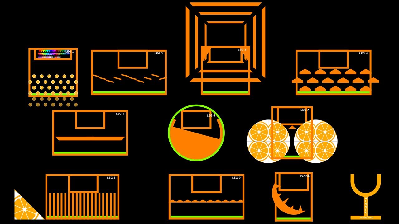 Escape Room Mikan - Marble Survival Race in Algodoo - YouTube