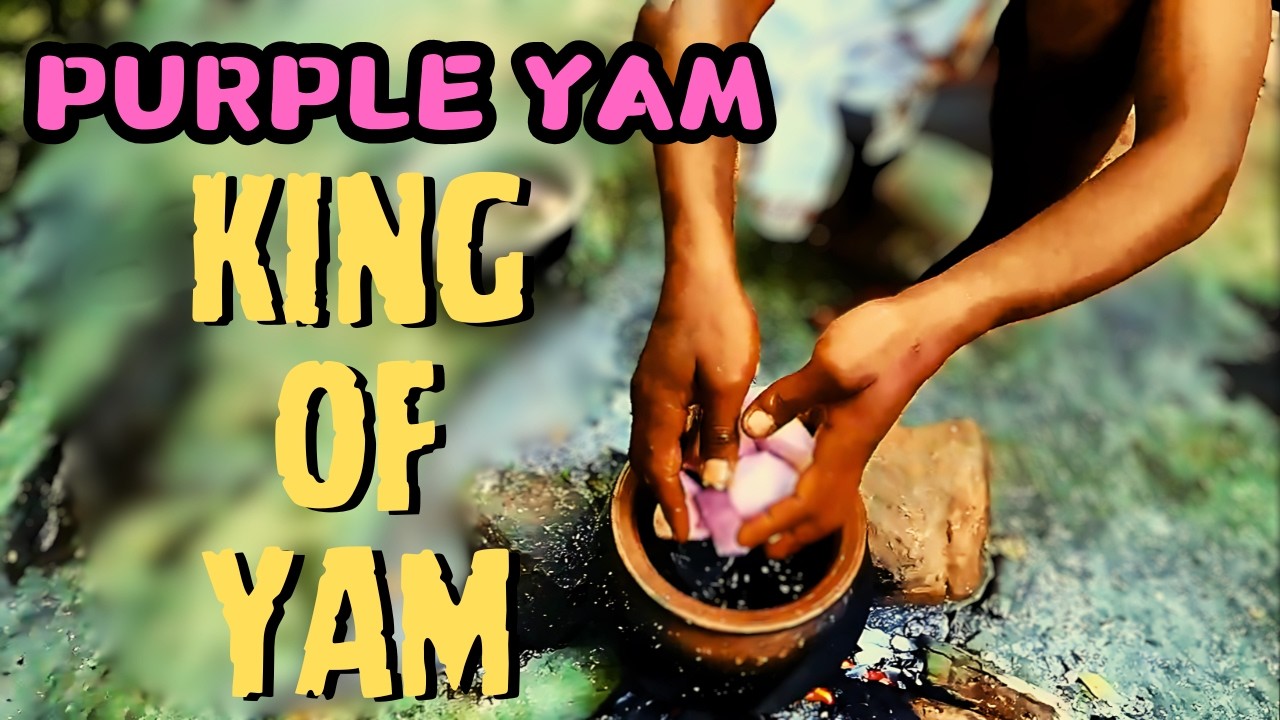 The Hidden Treasure of Sri Lanka's Jungles Purple Yam Adventure #food # ...