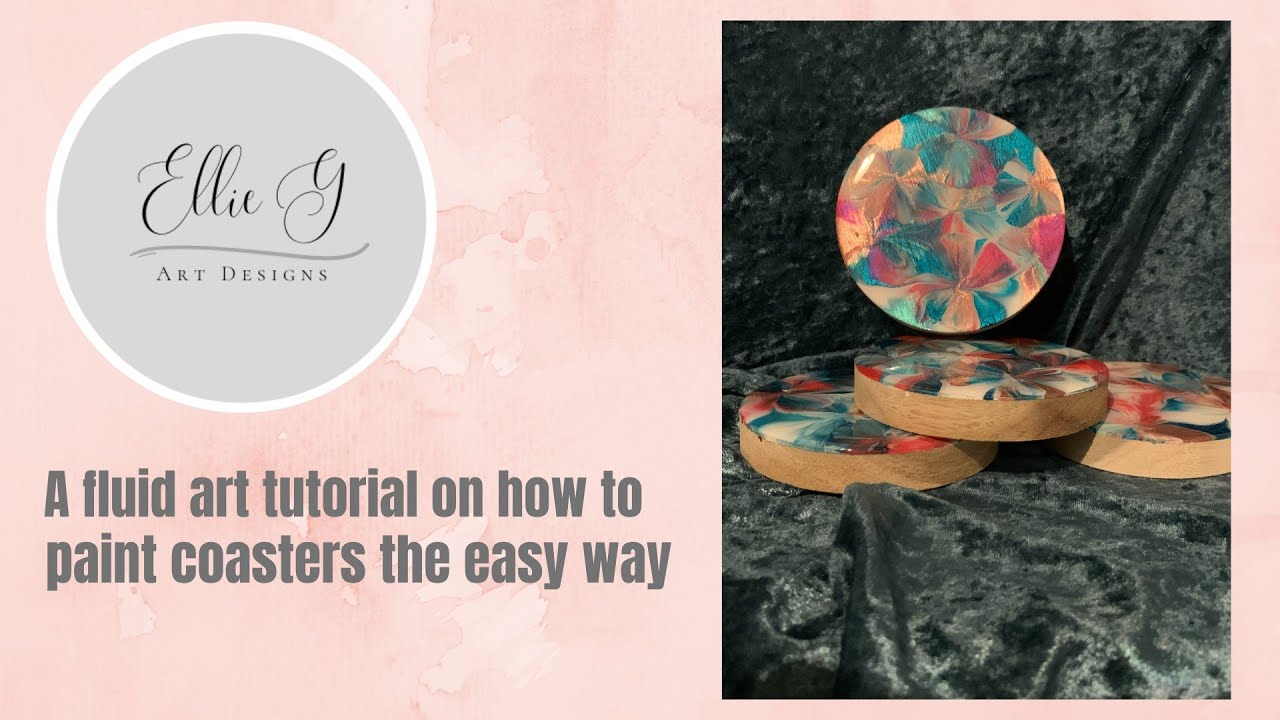 Coasters are the mostest. Best seller for markets!! Easy painting - YouTube
