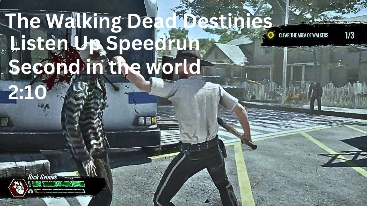 The Walking Dead Destinies - Listen Up Speedrun 2:10 second in the world - YouTube
