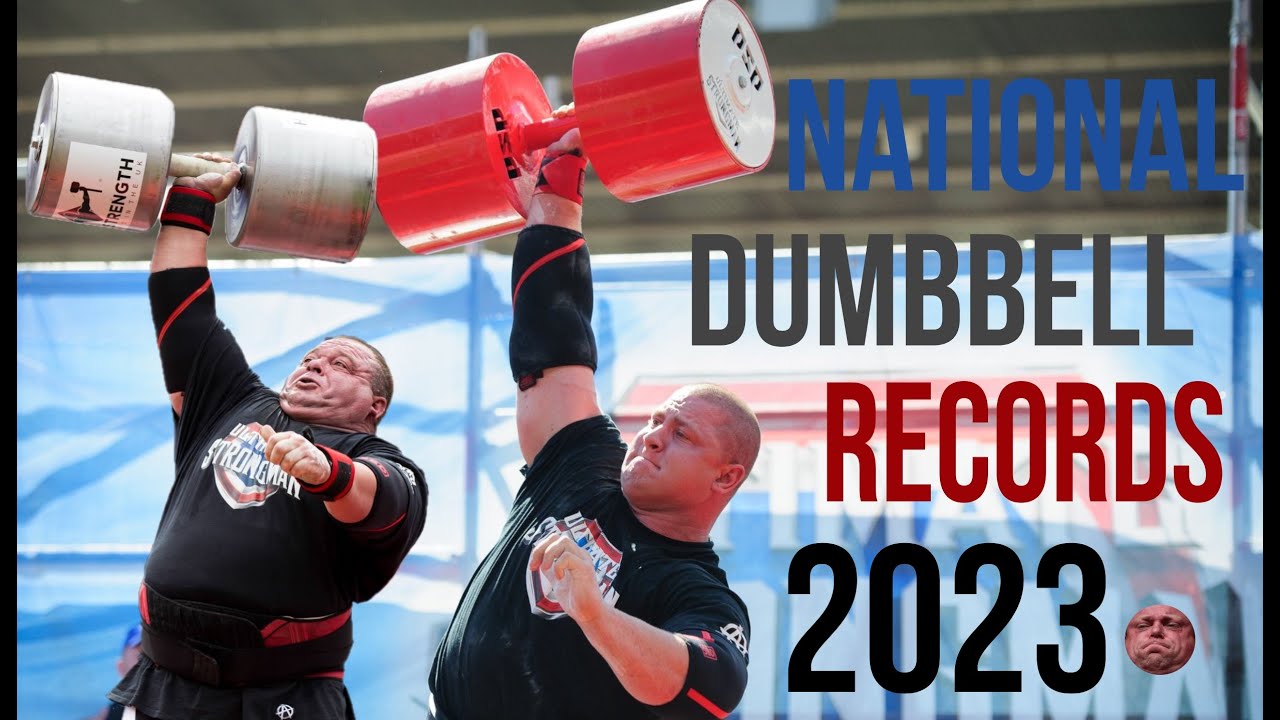 UPDATED 2023 | National Max Dumbbell Press Records - YouTube