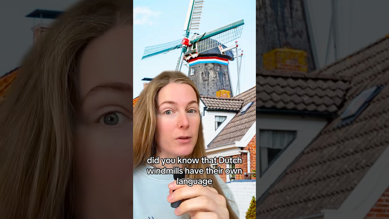 A windmill language? 🇳🇱 #windmill #netherlands #history #dutch # ...