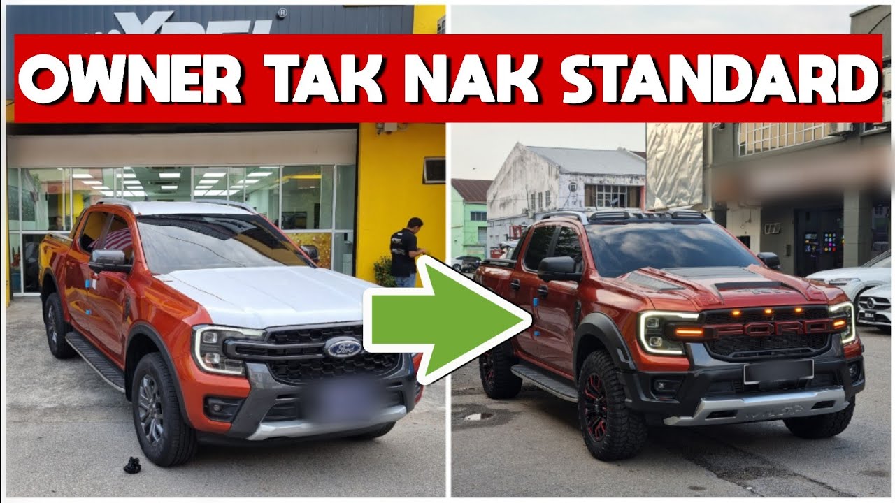 Siap Modified baru DELIVER!! Ford Ranger Wildtrak + WILD Bodykit ...
