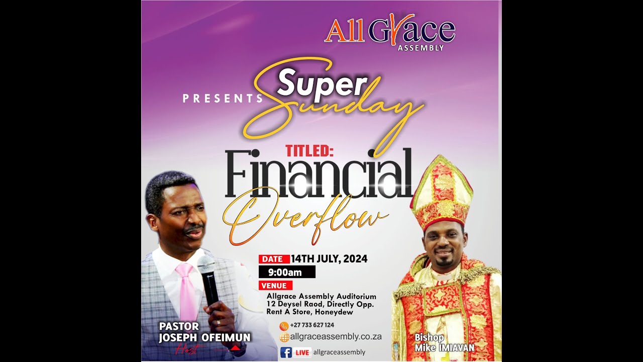 SUNDAY SERVICE | Sunday 14 July 2024 | AGA SA LIVE - YouTube