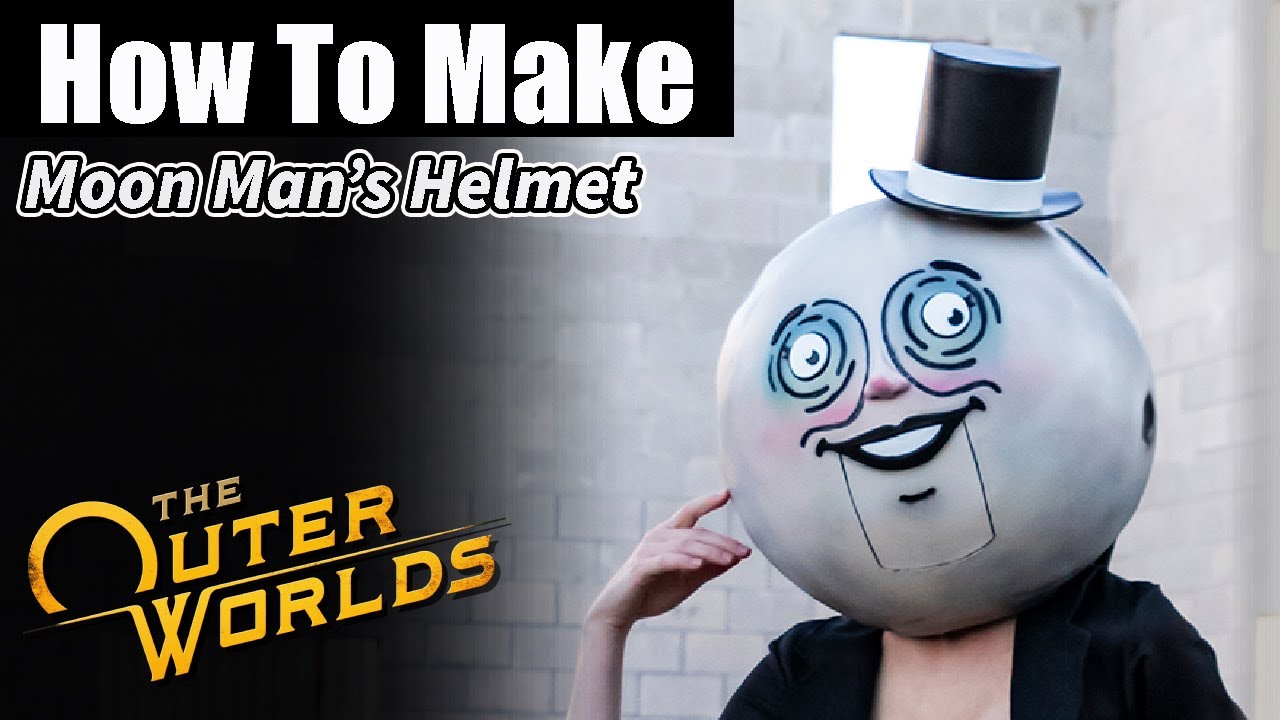 How to make Moon Man's Helmet from The Outer Worlds- DIY Cosplay ...