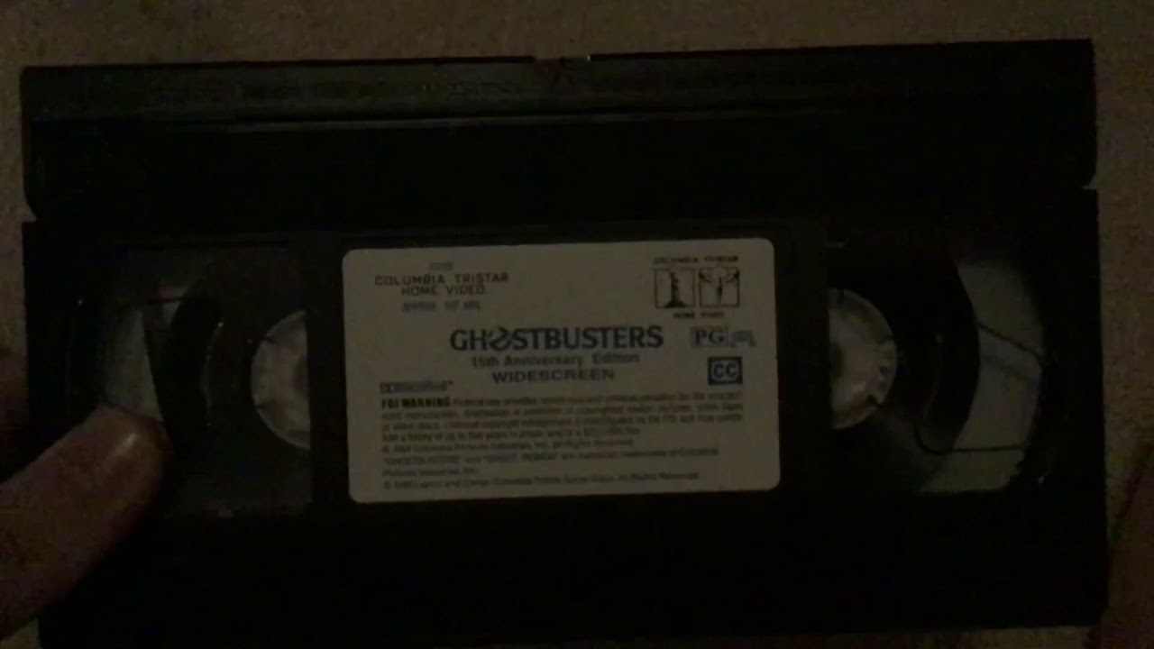 Ghostbusters 1999 VHS - YouTube