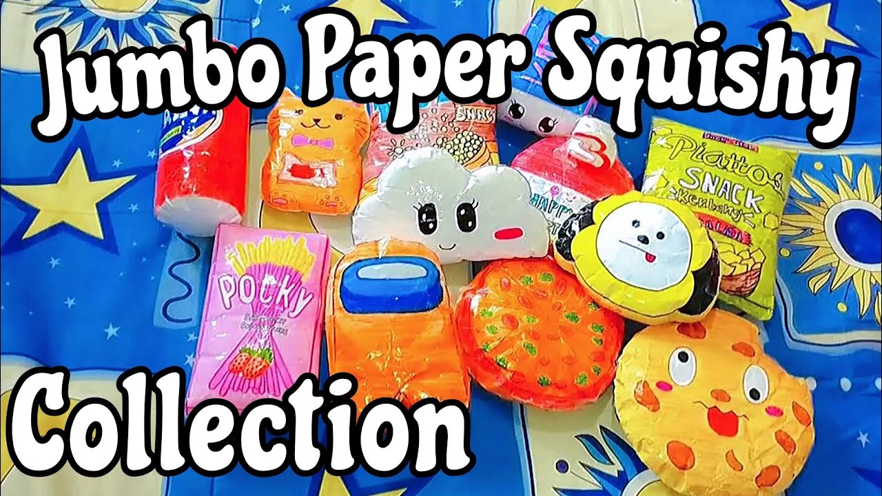 "Jumbo Paper Squishy Collection" - YouTube