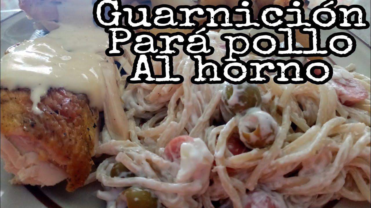 Guarnición para pollo al horno - YouTube