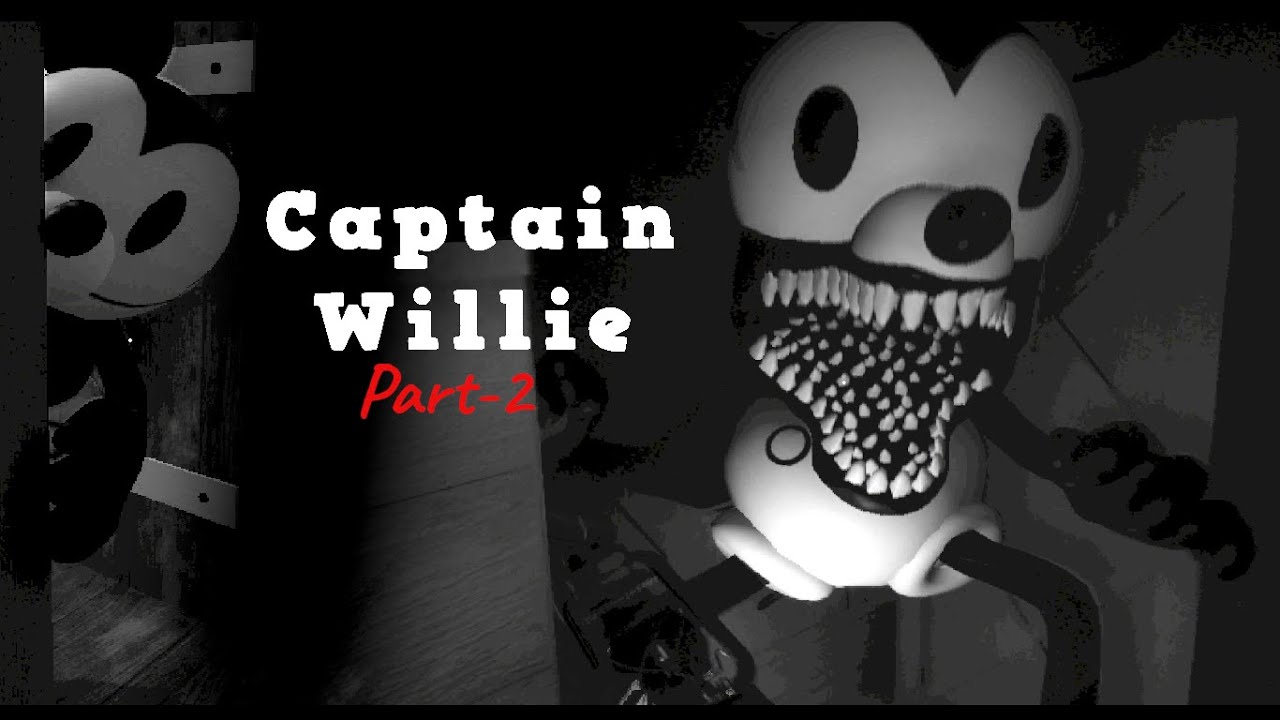 Evil [MICKEY MOUSE] in horror game (CAPITAIN WILLIE) mascot, full game ...