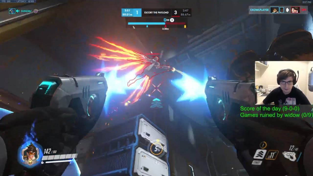 Overwatch Ex OWL Pro Chipsa Road To GM As Tracer -The Unluckiest Person ...