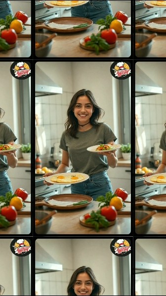 Sofia's American Omelette Adventure(Part 2)#cooking #omelette #foodie #culturalfusion #breakfast ...