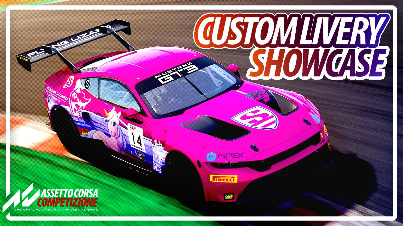 Sparklefarts Ford Mustang GT3 || ACC Custom Livery - YouTube