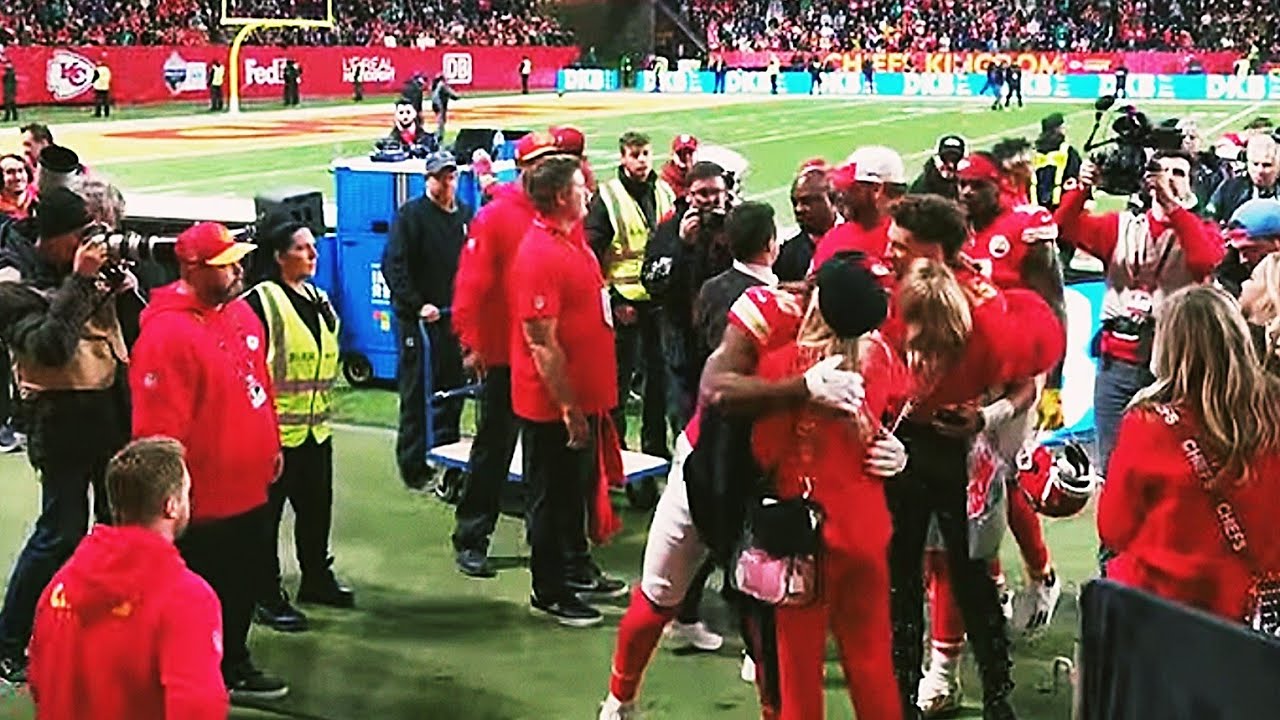 🏈 Chiefs NFL Frankfurt post-game scenes with fans | Miami Dolphins vs ...