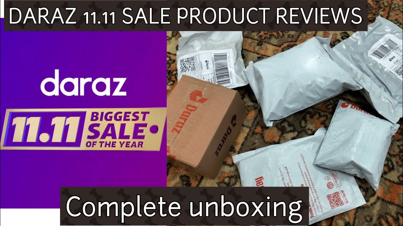 Daraz 11.11 sale products reviews|| complete unboxing|| - YouTube