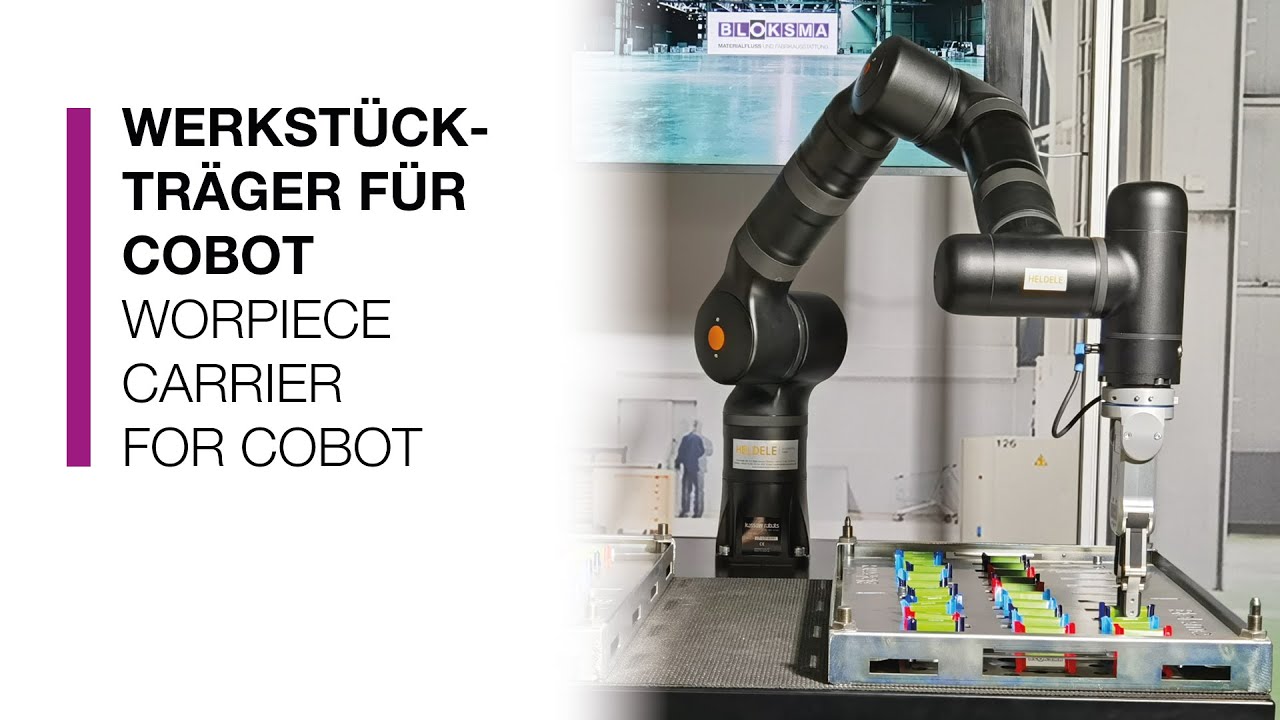 BLOKSMA • Werkstückträger_für_Cobot • Workpiece_carrier_for_Cobot - YouTube