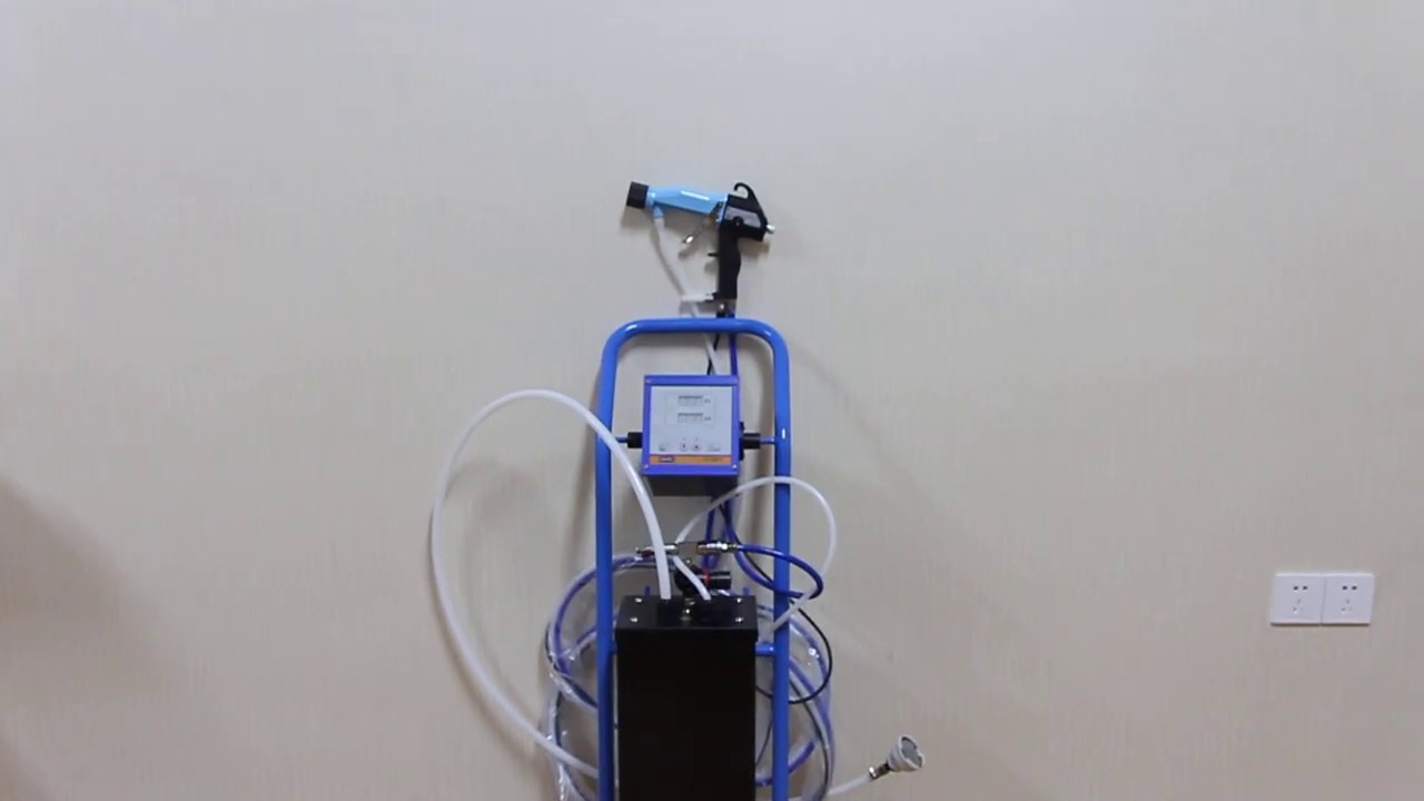Waterborne Electrostatic Painting Equipment for Sale - YouTube