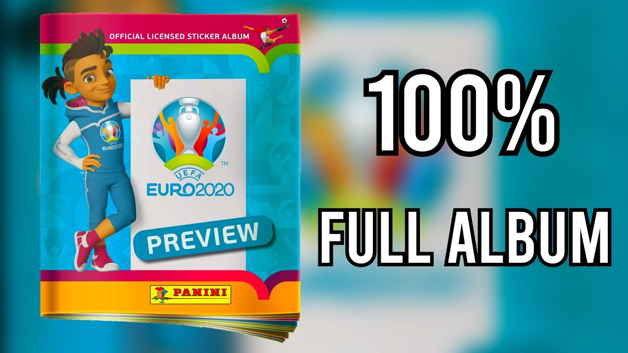 Panini Full Album Euro 2020 Preview Orange Edition 100% - COMPLETE ...