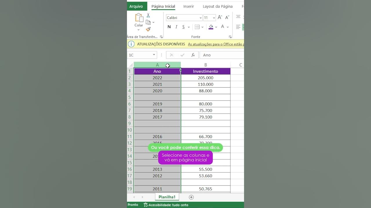 Aprenda a remover linhas em branco no Excel - YouTube