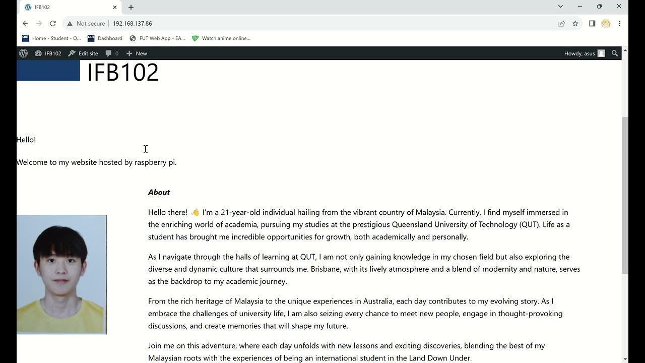 Raspberry Pi LAMP Web Server and WordPress Website by Nicholas John Kuan Chee Loh - YouTube