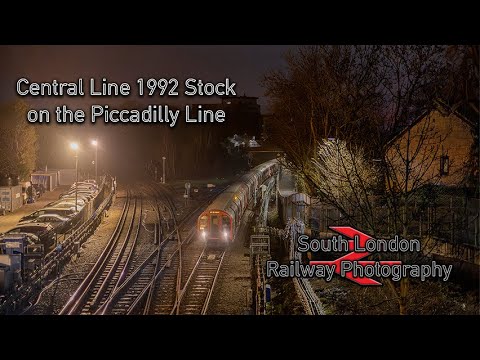 (HD) Central Line 1992 Stock on the Piccadilly Line at Rayners Lane 23 ...