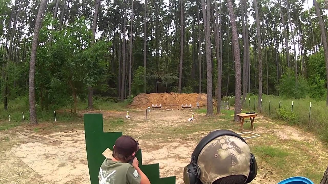 Youth Marksmanship Camp - Top Shot Dustin Ellermann 2014 - 3-Gun Stage ...