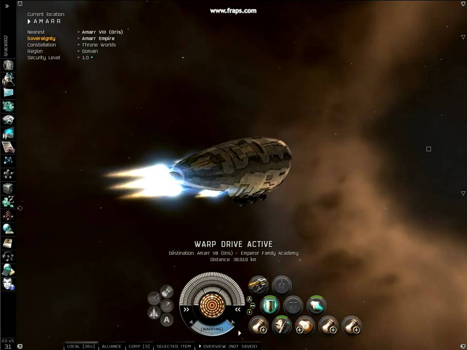 Eve Online -Sigil ship in action - YouTube
