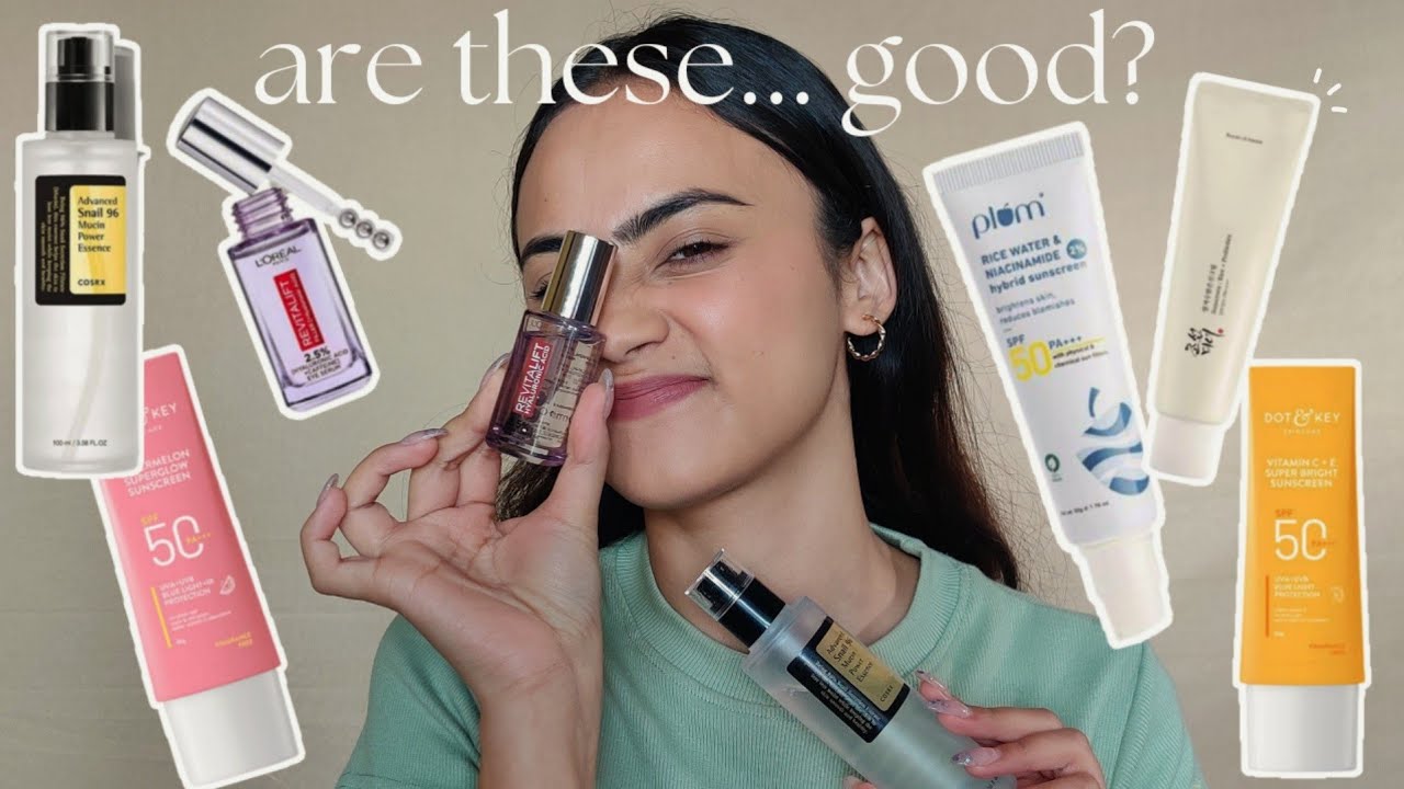 i tried these *VIRAL* sunscreens + korean skincare : what's worth ...