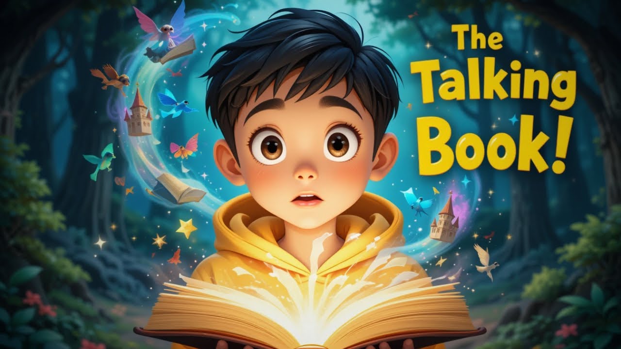 The Talking Book in The Library 📚 | Moral Story for Kids - YouTube