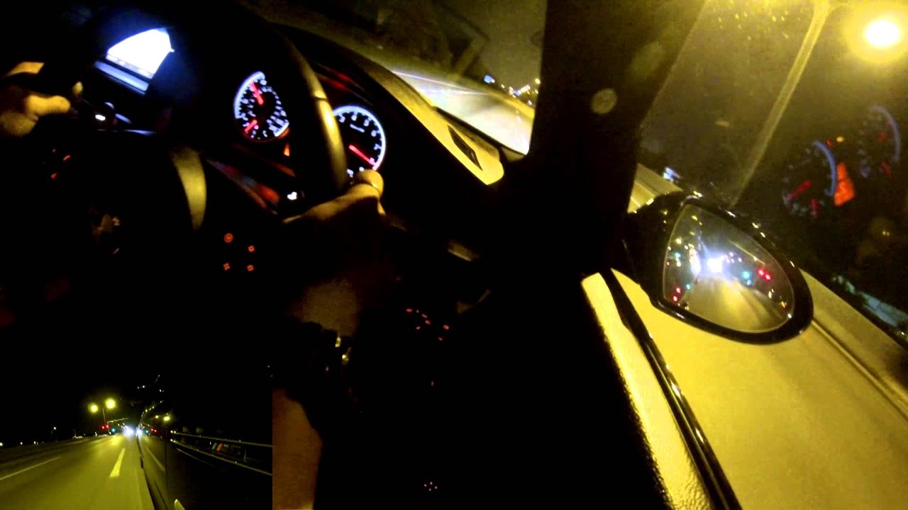BMW M5 top speed run *dash cam* - YouTube