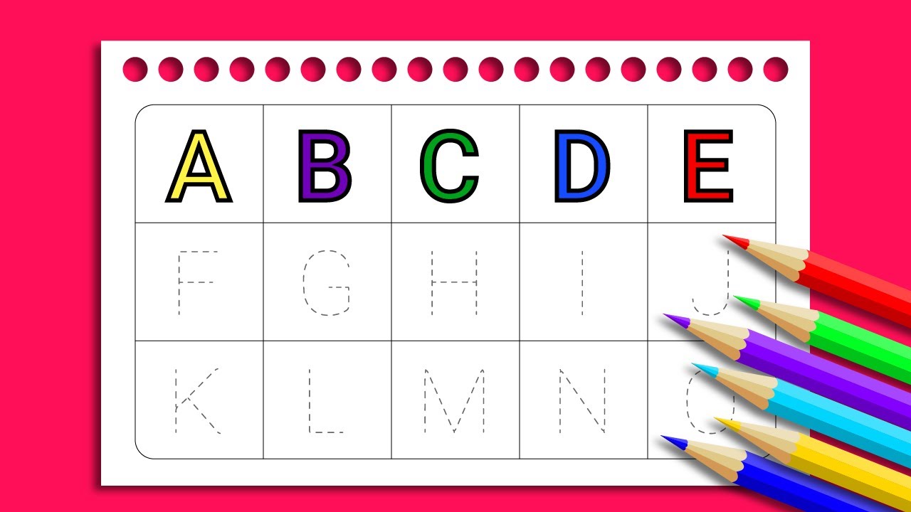 Belajar ABCD Untuk Anak-Anak | Learn Colorful ABCD For Kids - YouTube
