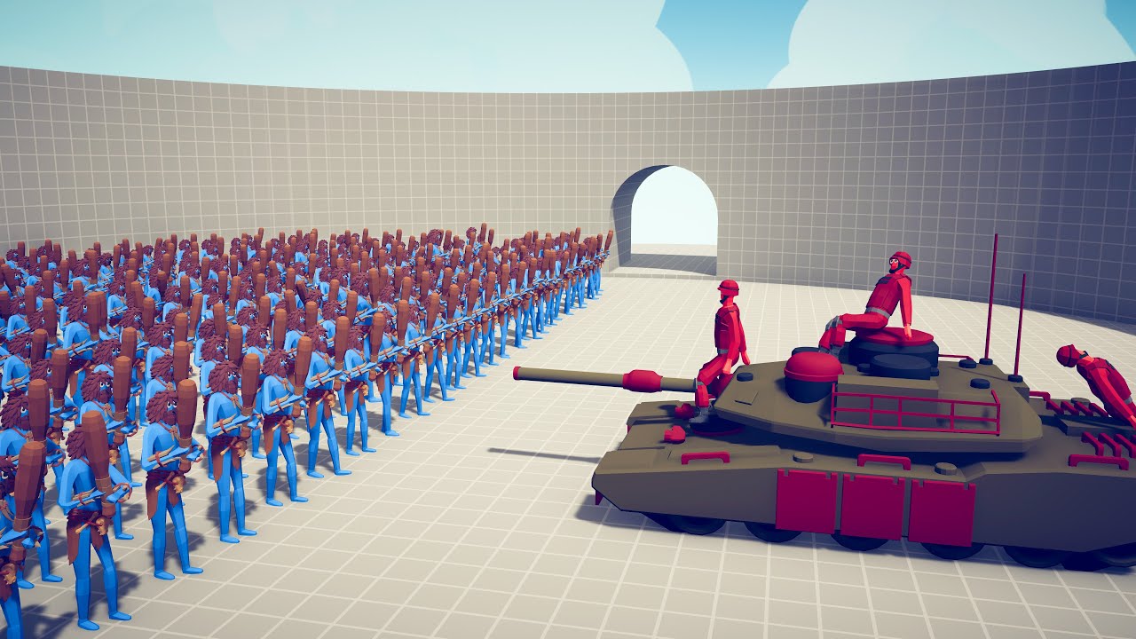 HOW MANY CLUBBERS TO TAKE DOWN TANK - Totally Accurate Battle Simulator ...