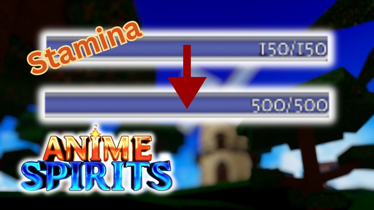 How To Increase Stamina? | Roblox Anime Spirits - YouTube