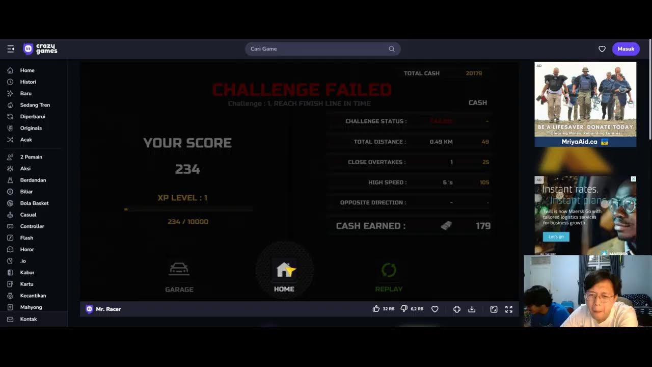 yuk game horror! | FT. Adriel Si Penakut - YouTube