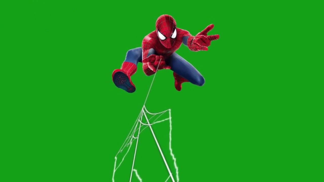 Green Screen Spiderman Web Shoot loop - YouTube