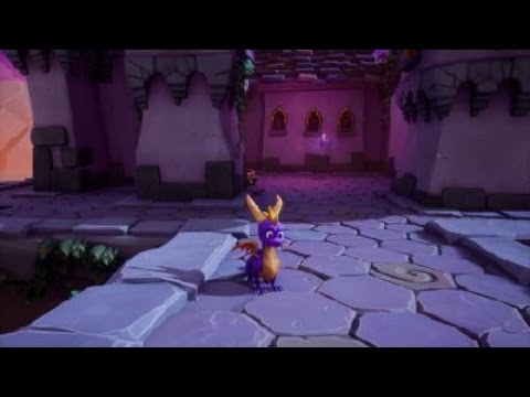 Spyro Reignited Trilogy Haunted Towers Burn Blue Wizard Hat Skill Point ...