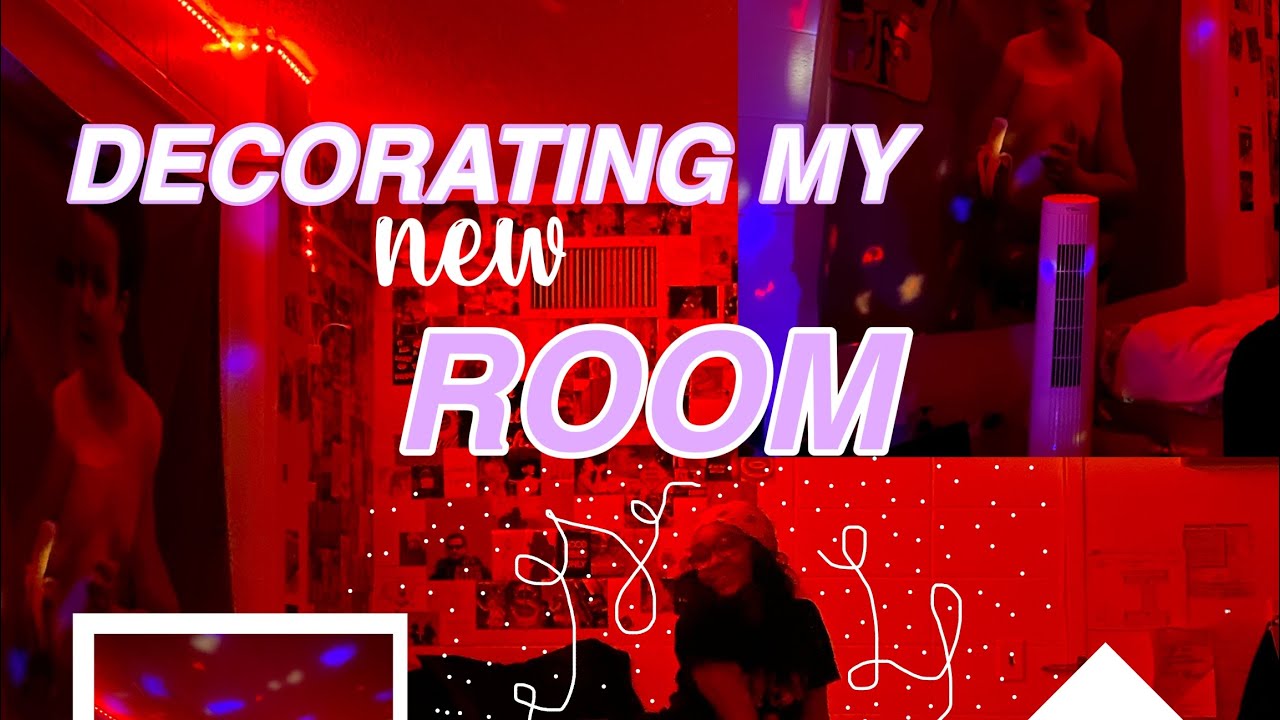DECORATE MY NEW ROOM with me! *pinterest & memes* - YouTube