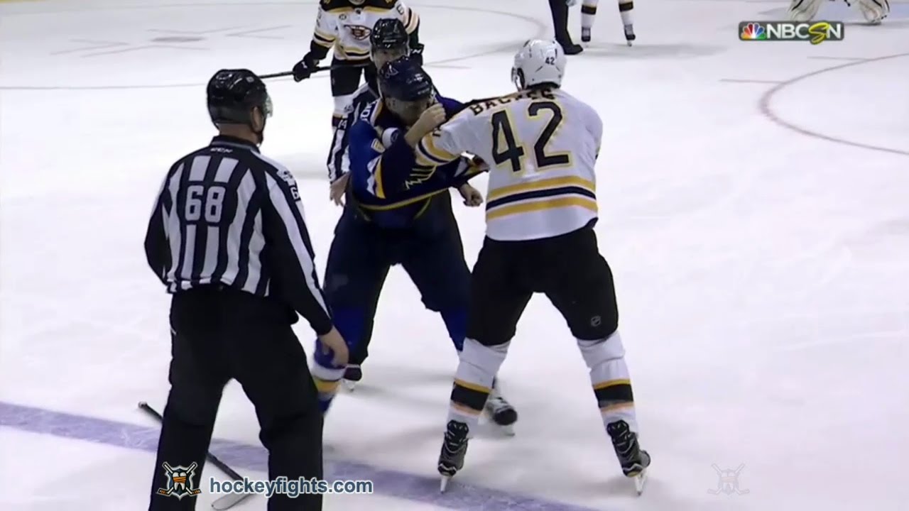 David Backes vs Joel Edmundson Jan 10, 2017 - YouTube
