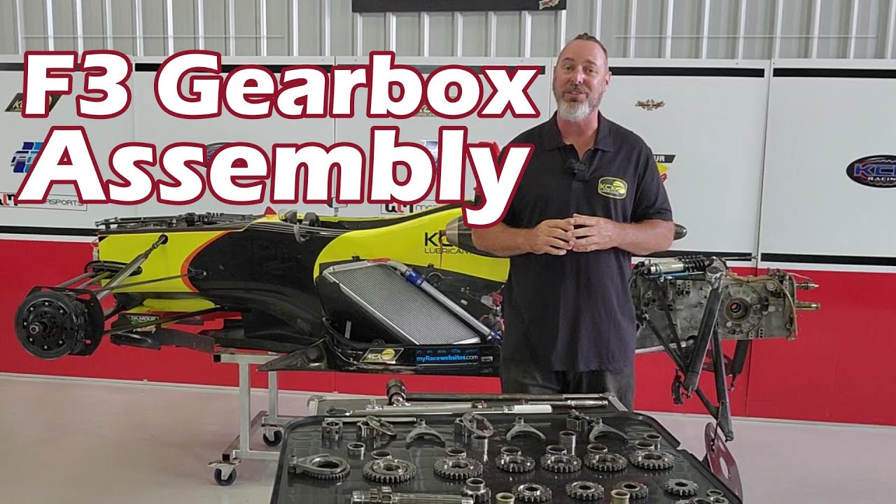 Gearbox assembly, Formula 3 race preparation for the upcoming 2024 ...