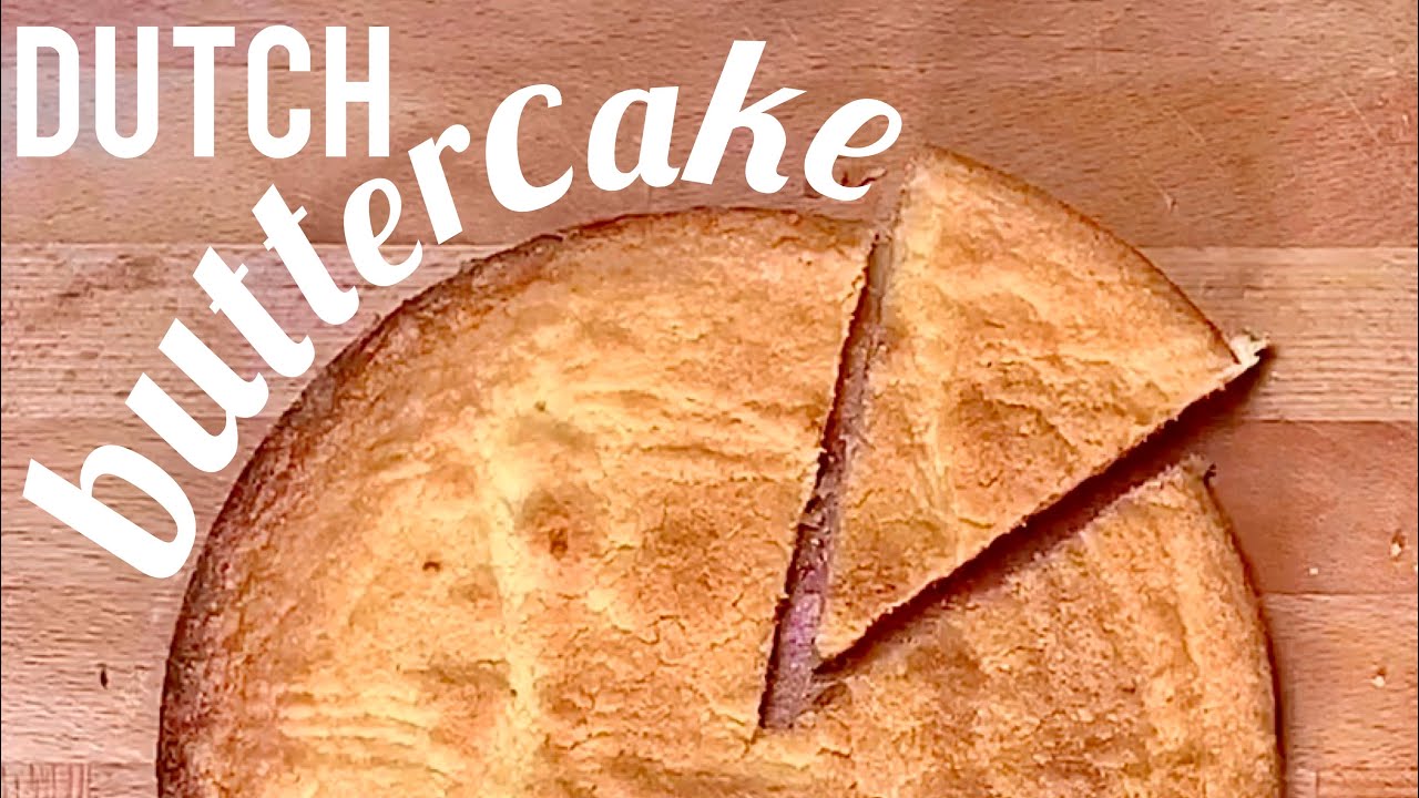 Dutch Vanilla Butter Cake (Boterkoek)! Simple, soft and fluffy! - YouTube