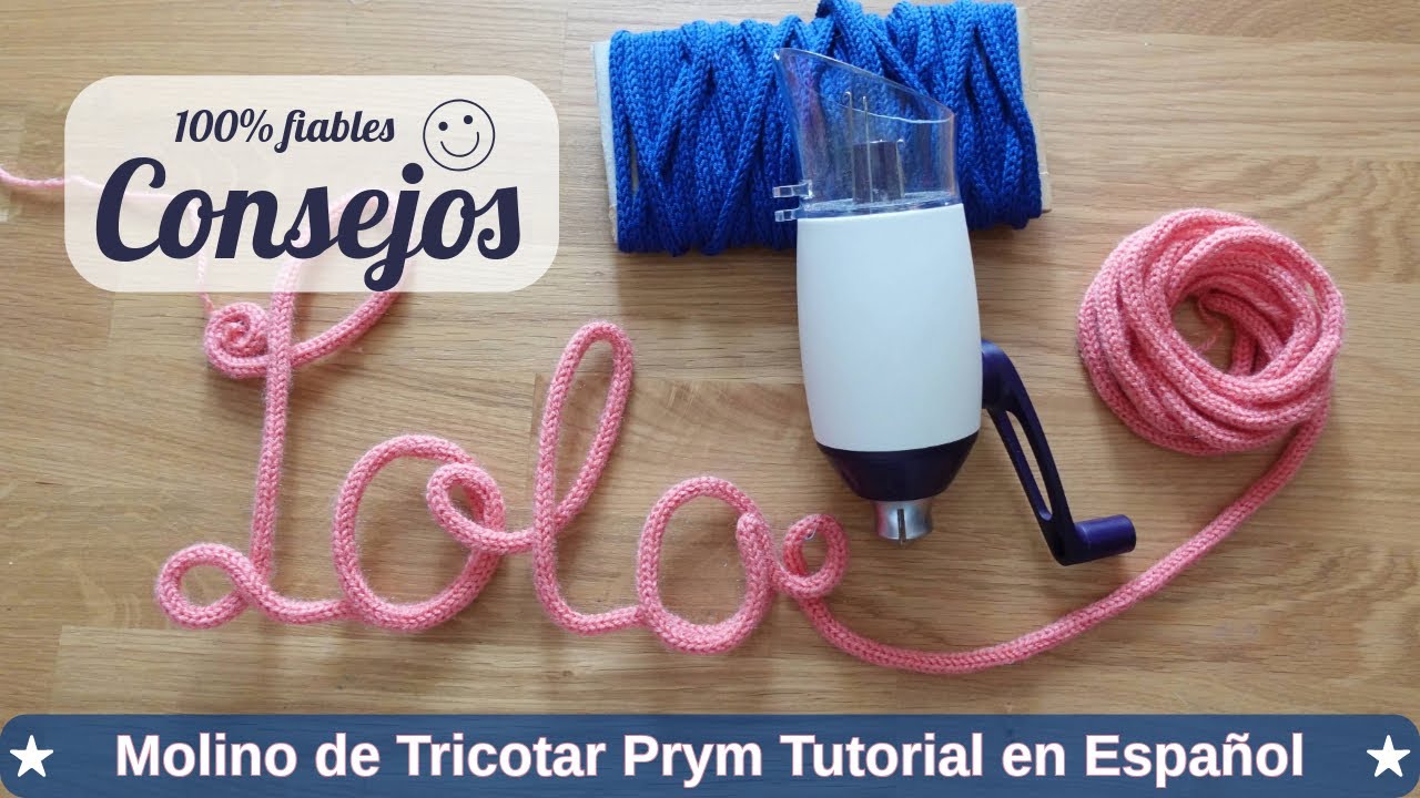 Molino de tricotar de Prym paso a paso tricotin Tutorial en Español ...