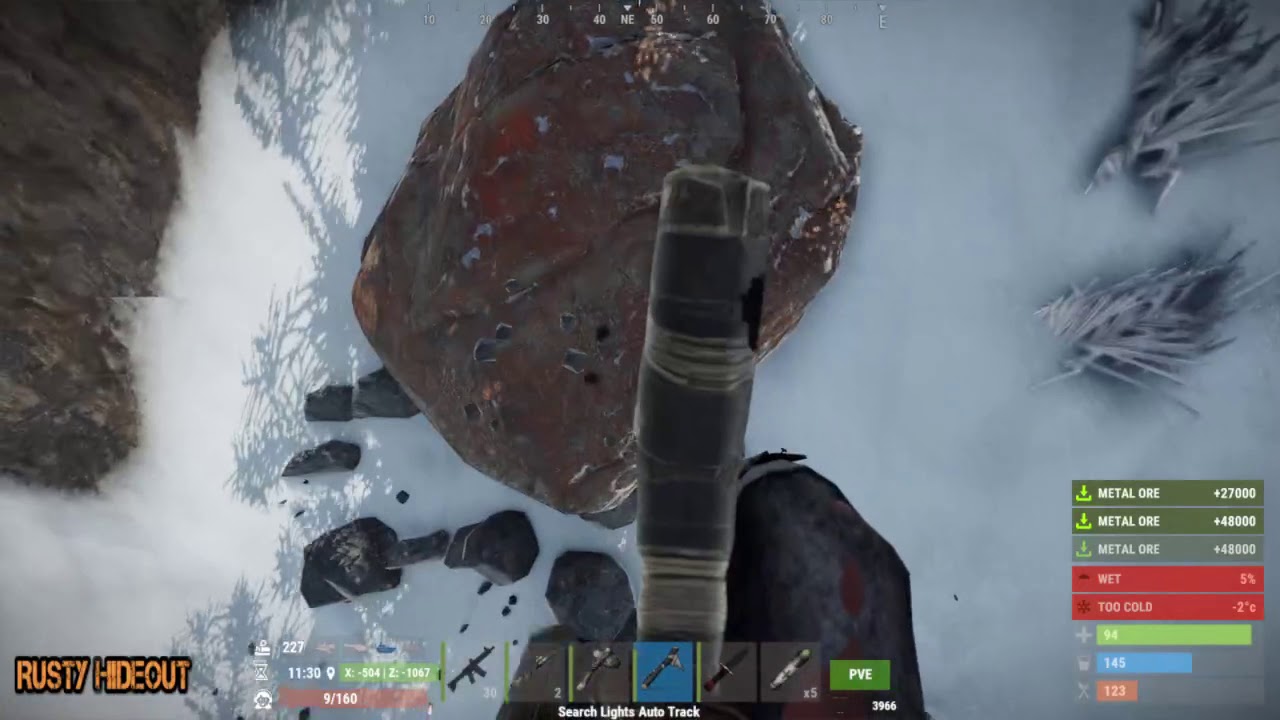 About 3 hours of base building | Rust (PVE) - YouTube