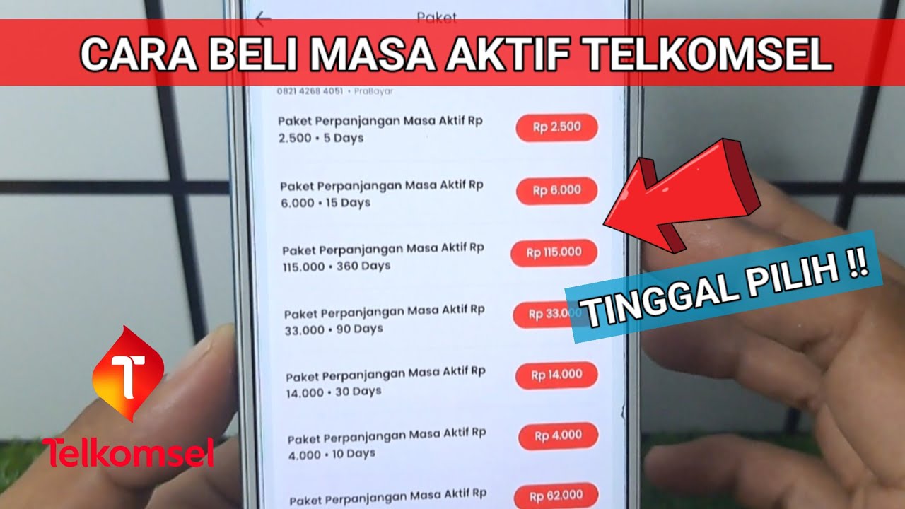 Cara Beli Masa Aktif Telkomsel Lewat MyTelkomsel | Cara Memperpanjang Masa Aktif Telkomsel - YouTube