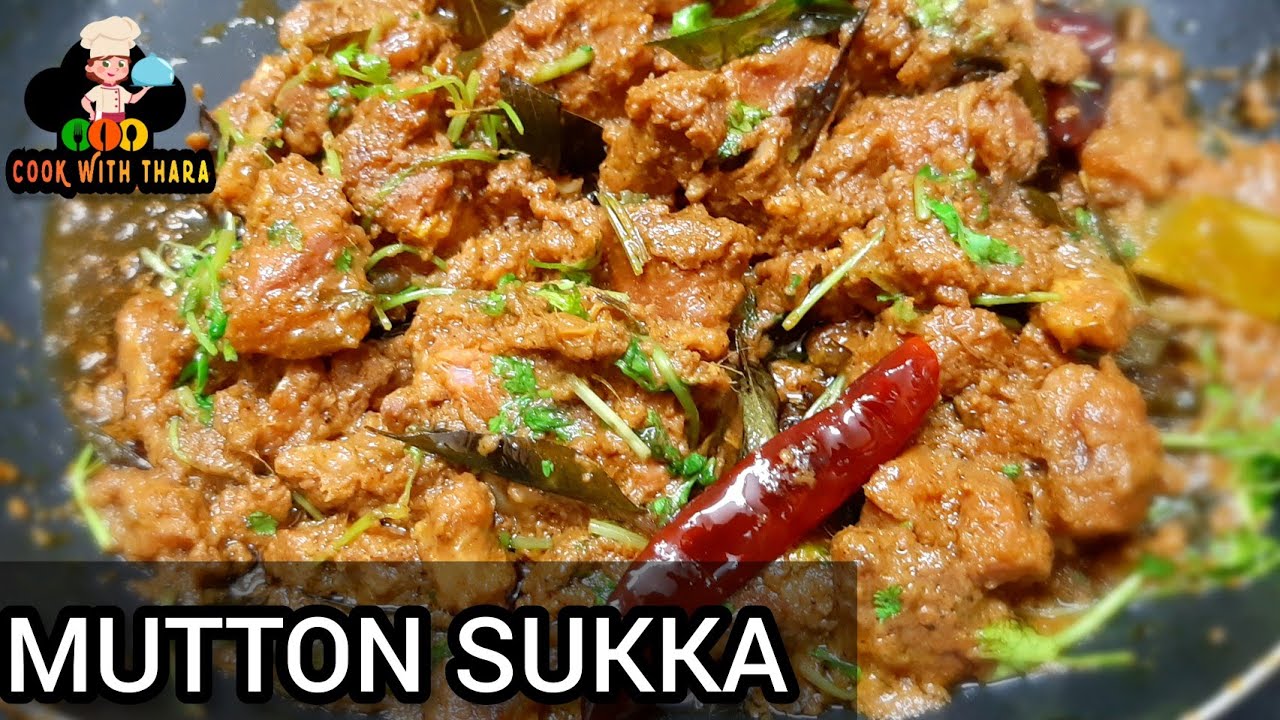 Mutton sukka | restaurant style mutton fry - YouTube