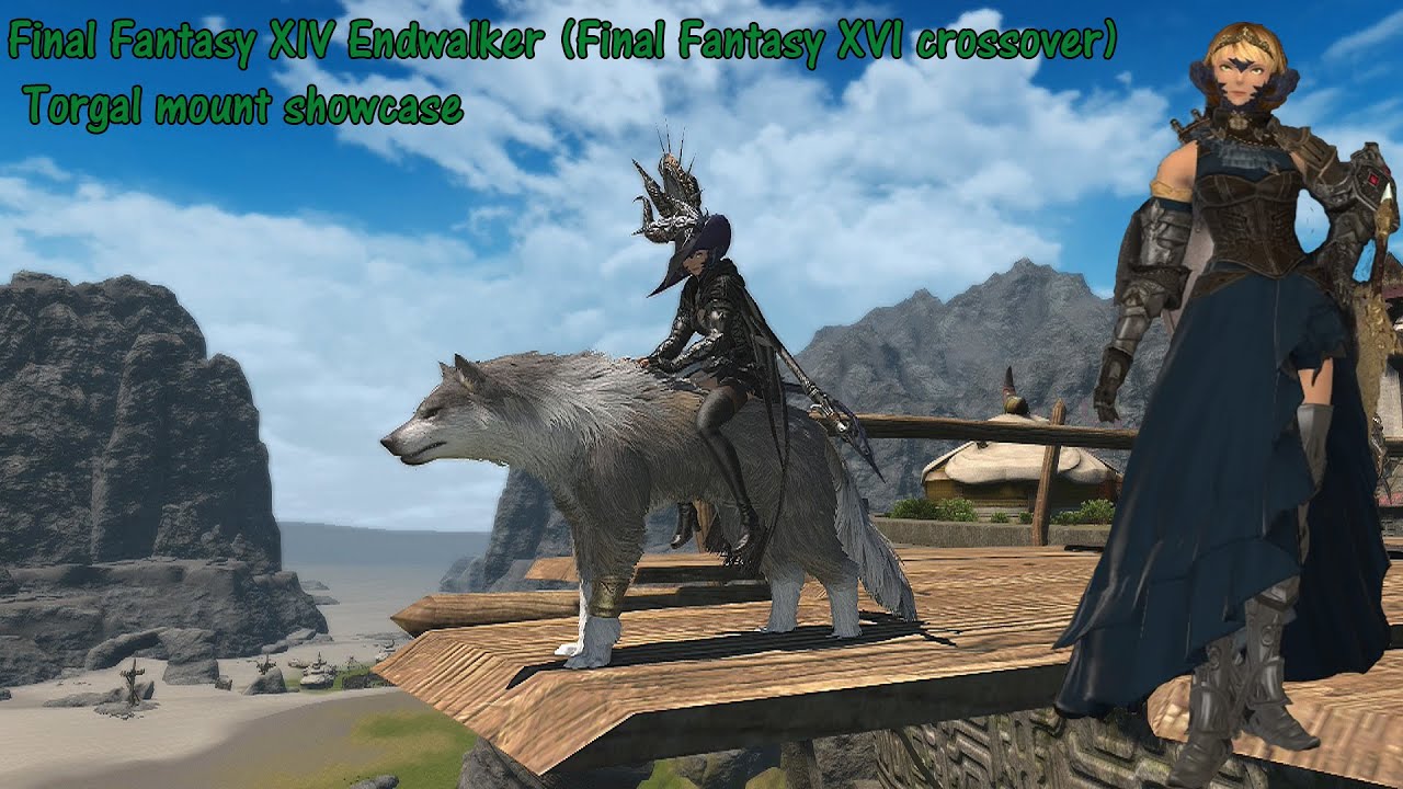 Final Fantasy XIV Endwalker (Final Fantasy XVI crossover) Torgal mount ...