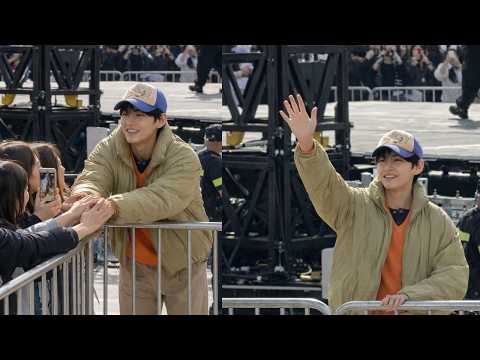 Taehyung Invites Shake Hands on Day 3 as Lightstick Sea Turns BTS Concert into Celebrity Reunion V!