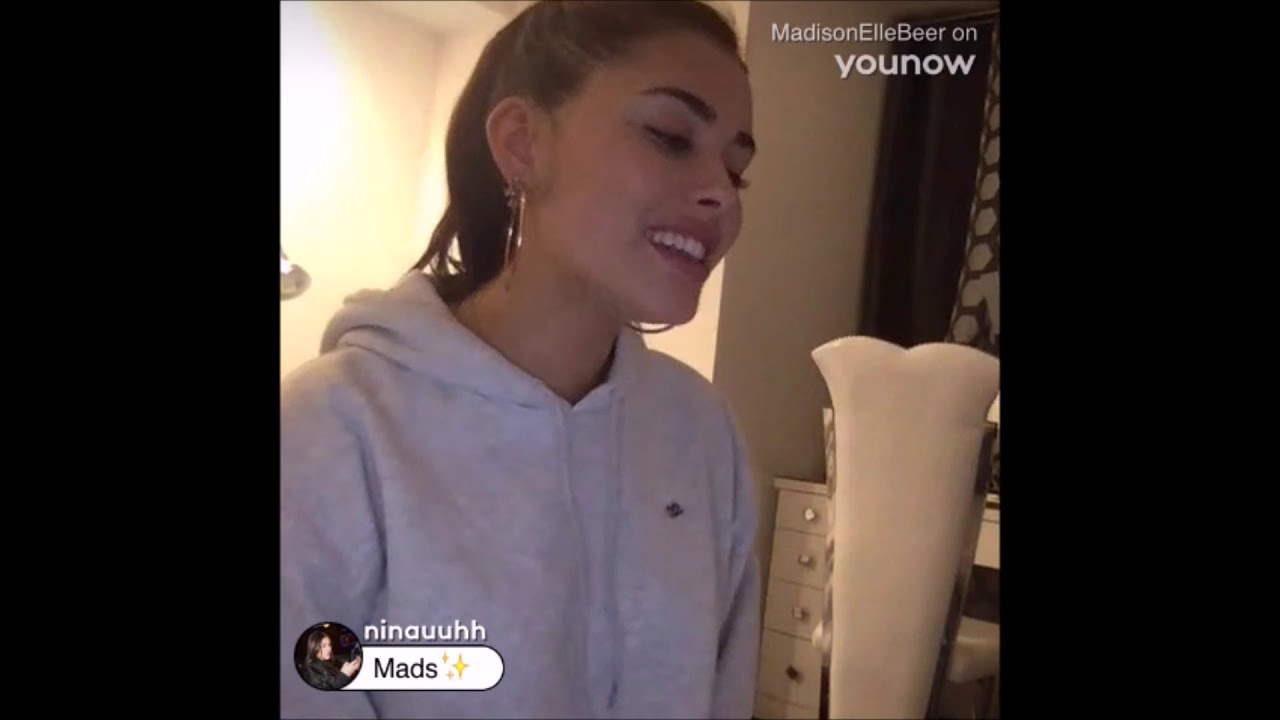 Madison Beer - Playing piano and singing on younow ♥ - YouTube